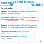 "Because" vs. "Because of" - Welcome to Learn English with Carlo