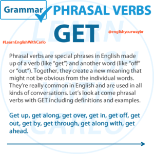 GRAMMAR – PHRASAL VERBS with GET - Welcome to Learn English with Carlo
